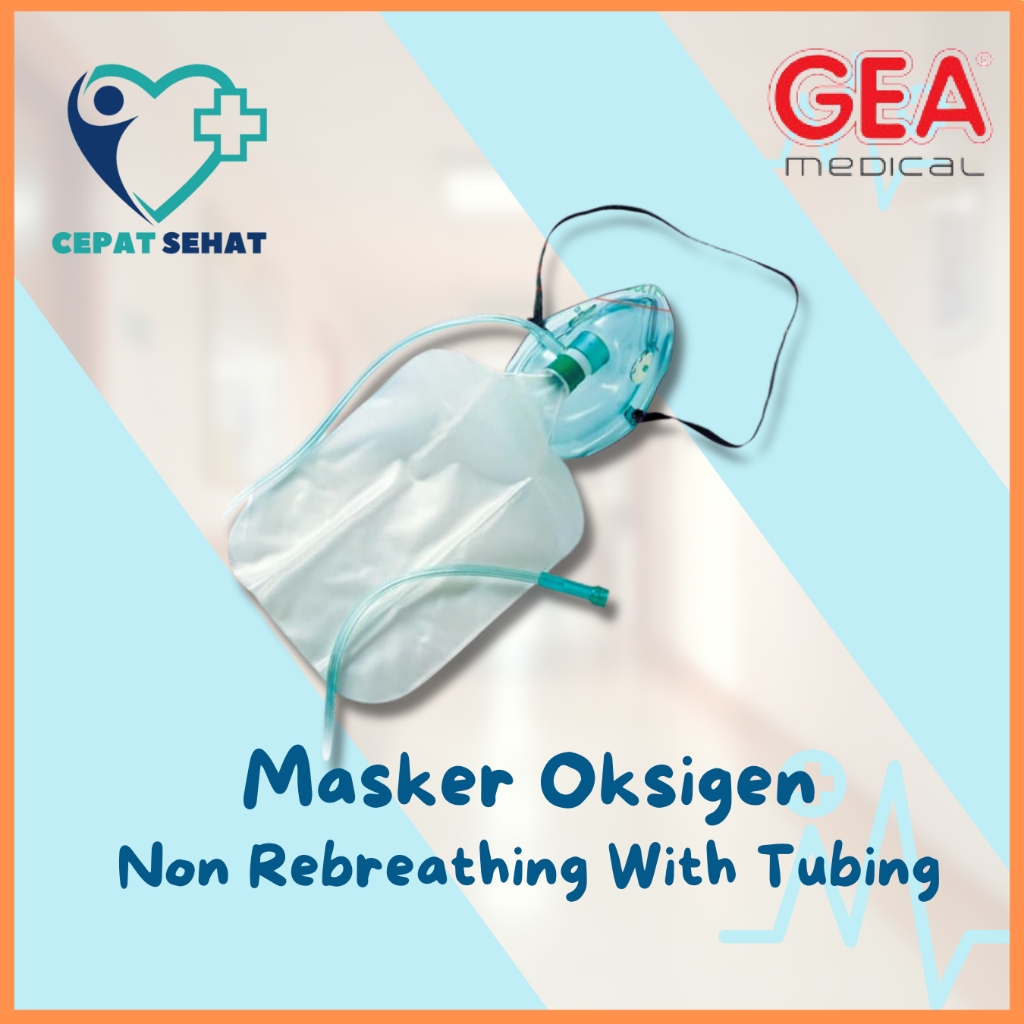 Jual Masker oksigen Non Rebreathing MASK NRM GEA With Tubing | Shopee ...
