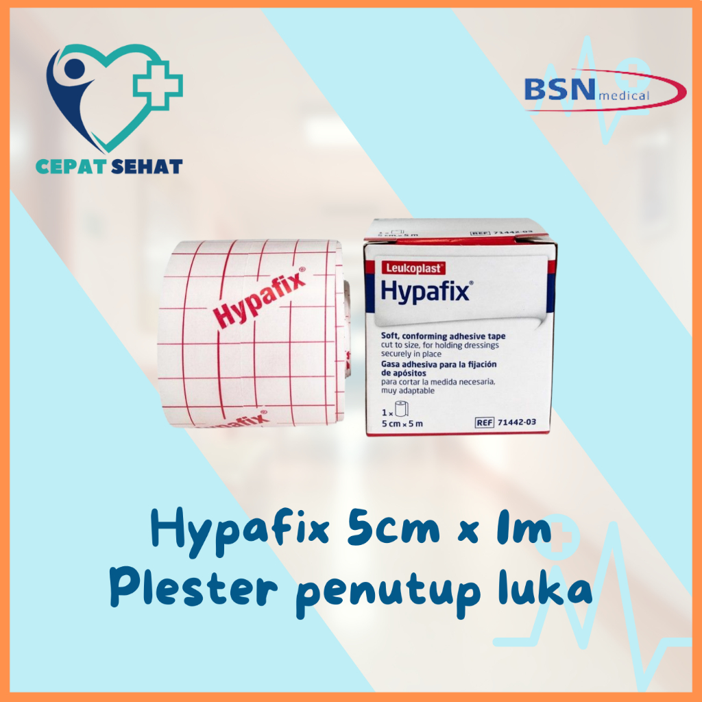 Jual Hypafix 5 cm x 1 m / hipafix / hypafix 5 cm x1m BSN/ plester penutup luka | Shopee Indonesia
