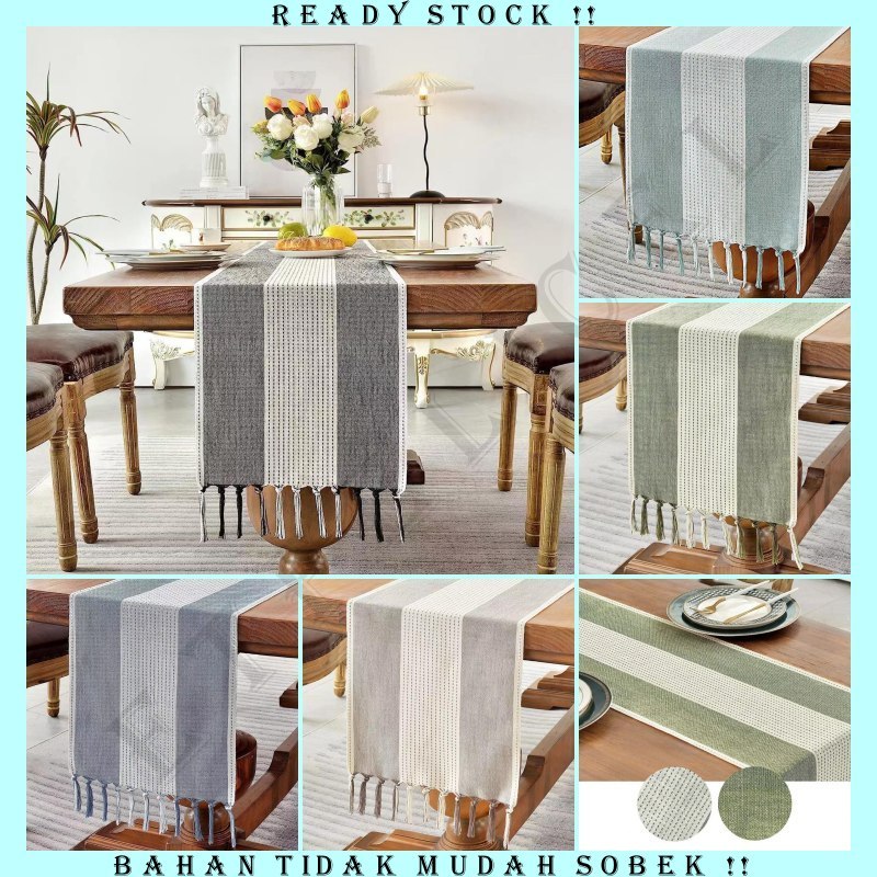 Jual ETFELICEL Table Flag Cotton Linen / Taplak Meja Makan Tamu Rajut ...