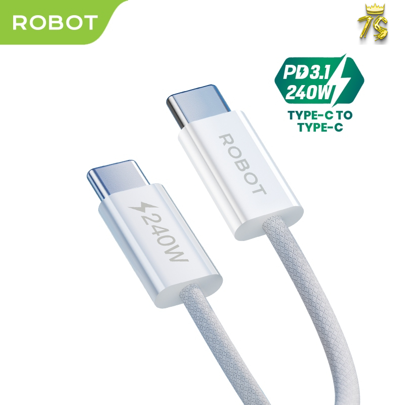 Jual Kabel Data Robot Type C to Type C RCC60 RCC240 60W 240W 120cm Fast ...