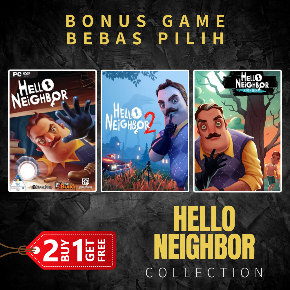 Jual Hello Neighbor Collection Series | GAME PC | BELI 2 GRATIS 1 ...