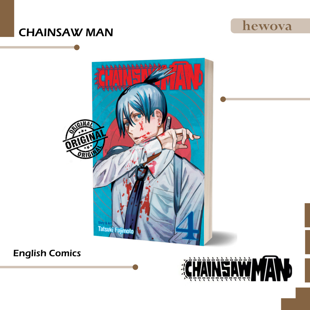 Jual Komik Chainsaw Man Volume 4 - Tatsuki Fujimoto | English | Shopee Indonesia
