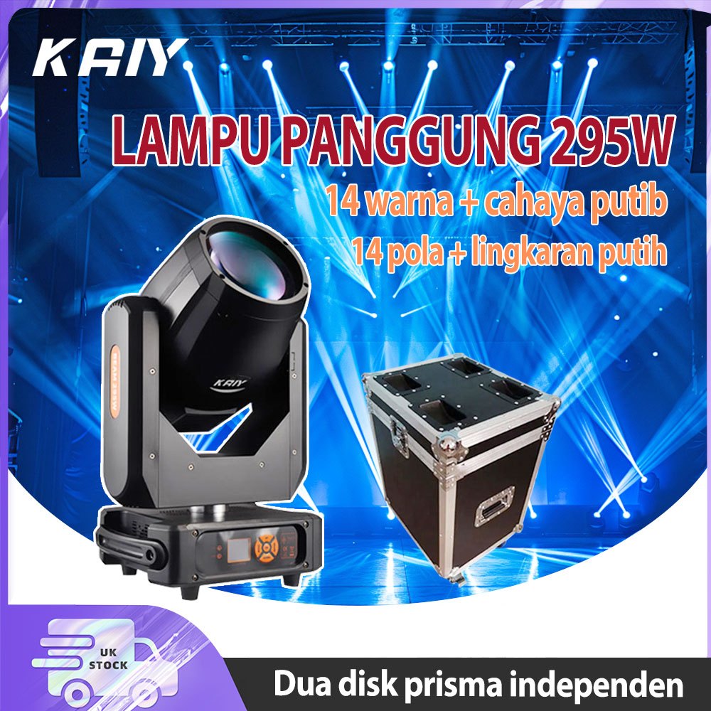Jual Mini 295W moving head beam light Lampu sorot kepala bergerak Lampu ...