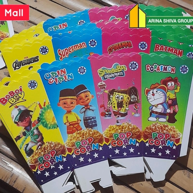 Jual 300 LEMBAR KERTAS POPCORN 12 × 6 BAHAN IVORI PUTIH | BOX KEMASAN ...