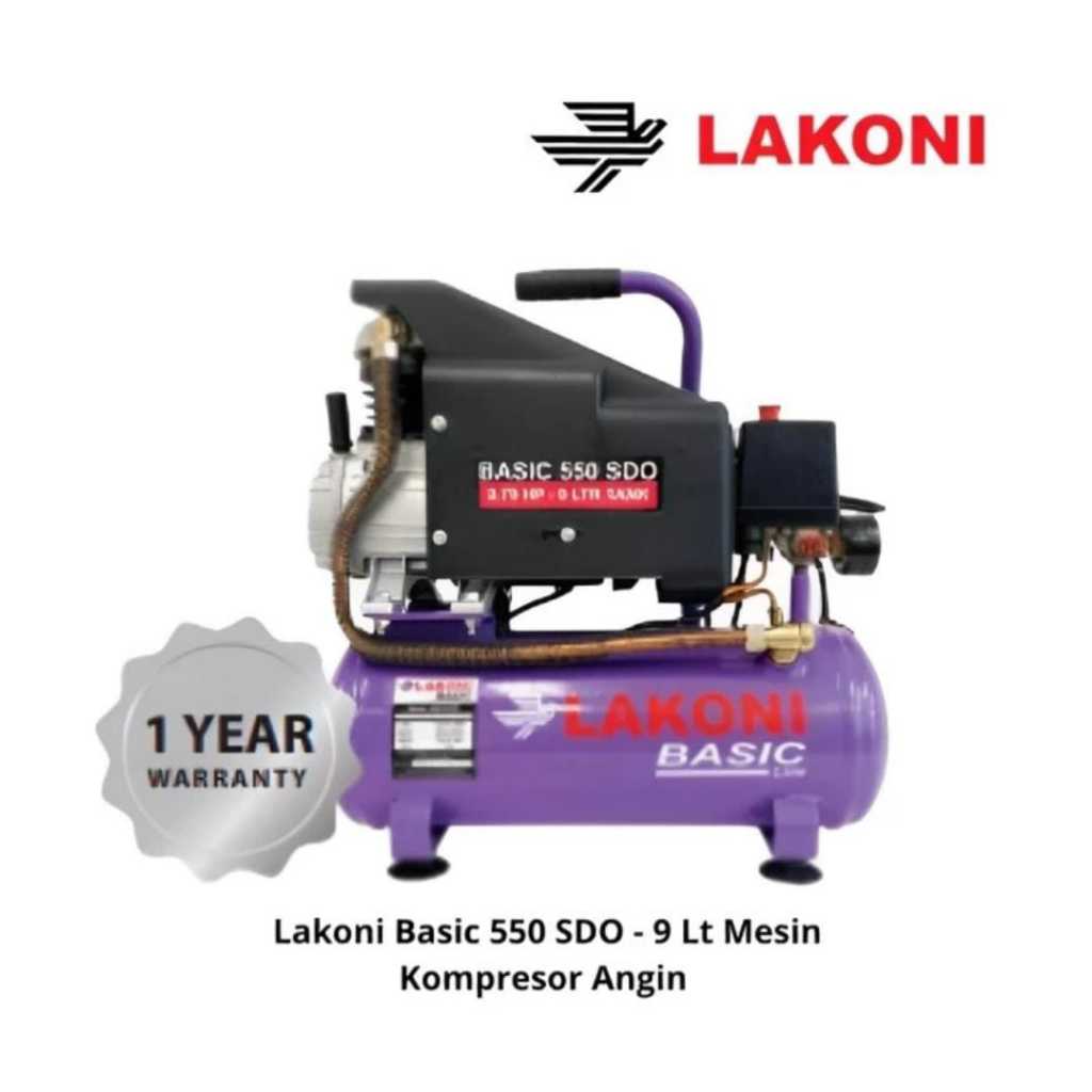 Jual Kompresor 3/4 HP merk Lakoni tipe Basic 550 SDO / SDS | Shopee ...