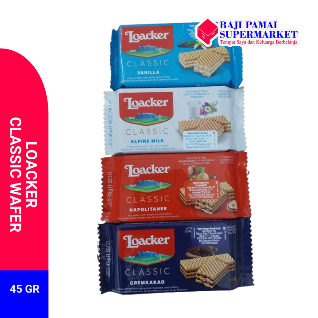 Jual Loacker all variant ukuran 45 gr | Shopee Indonesia