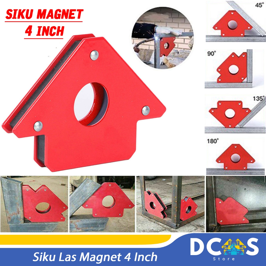 Jual SIKU MAGNET LAS 4 INCH 50 LB 50 LBS / WELDING MAGNETIC HOLDER 4 ...