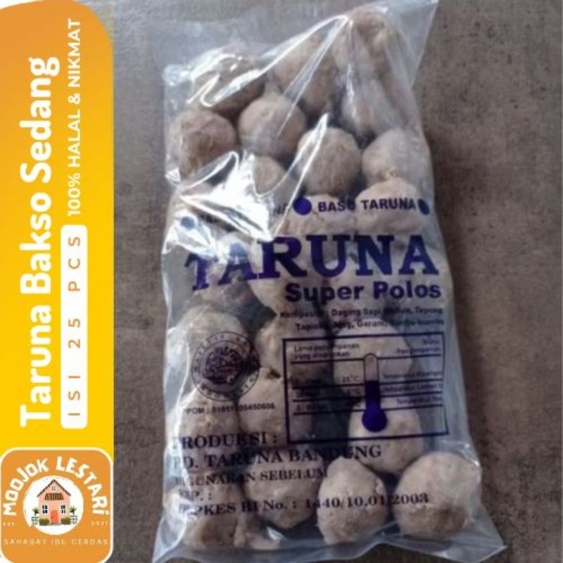 Jual TARUNA Baso SEDANG Urat isi 25 butir Bakso Premium Kombinasi 500gr ...
