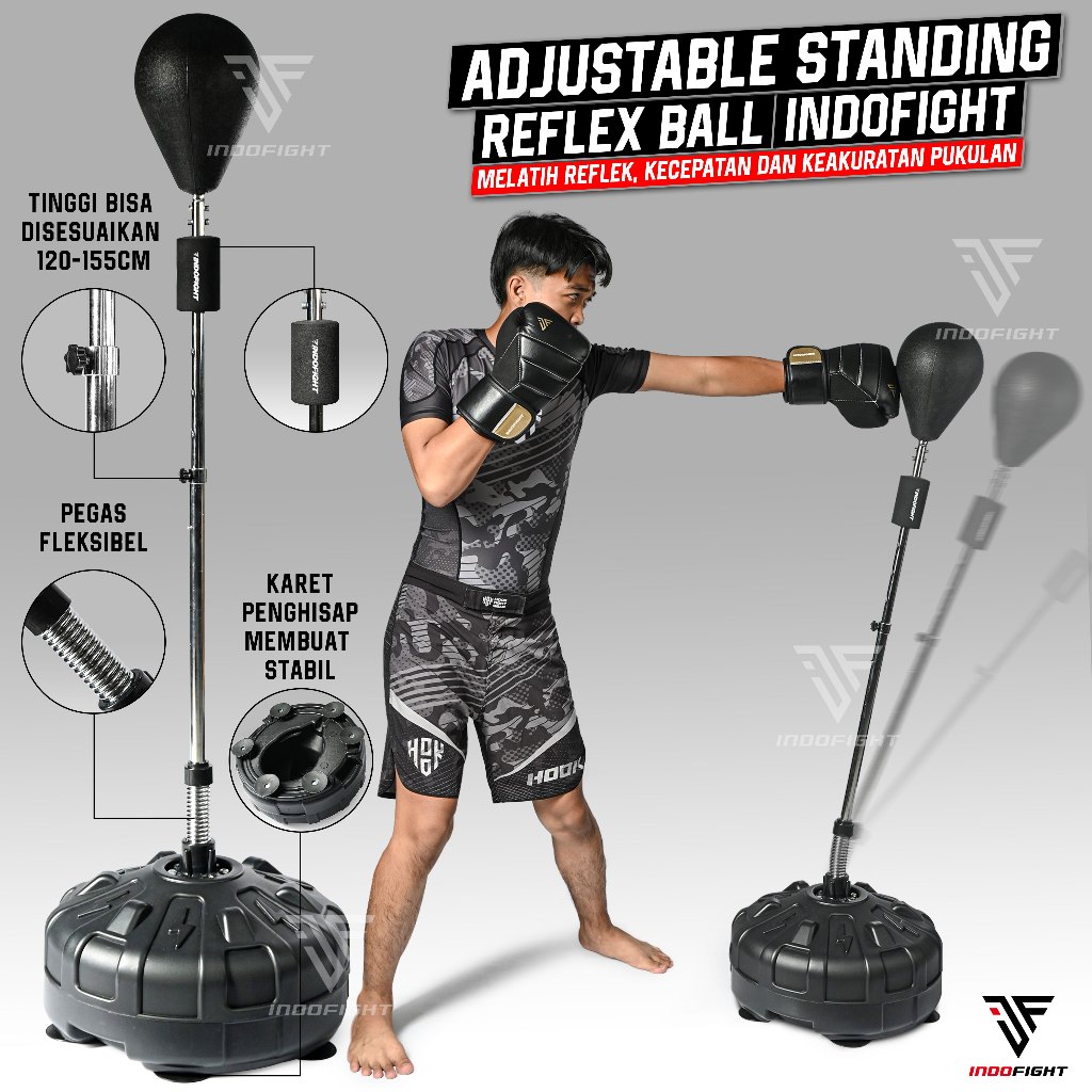 Jual Samsak Berdiri indofight Reflex Ball Indofight Speed Ball Boxing ...
