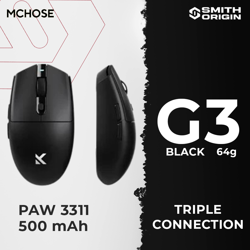 Jual MCHOSE G3 PAW3311 Wireless Gaming Mouse | Shopee Indonesia