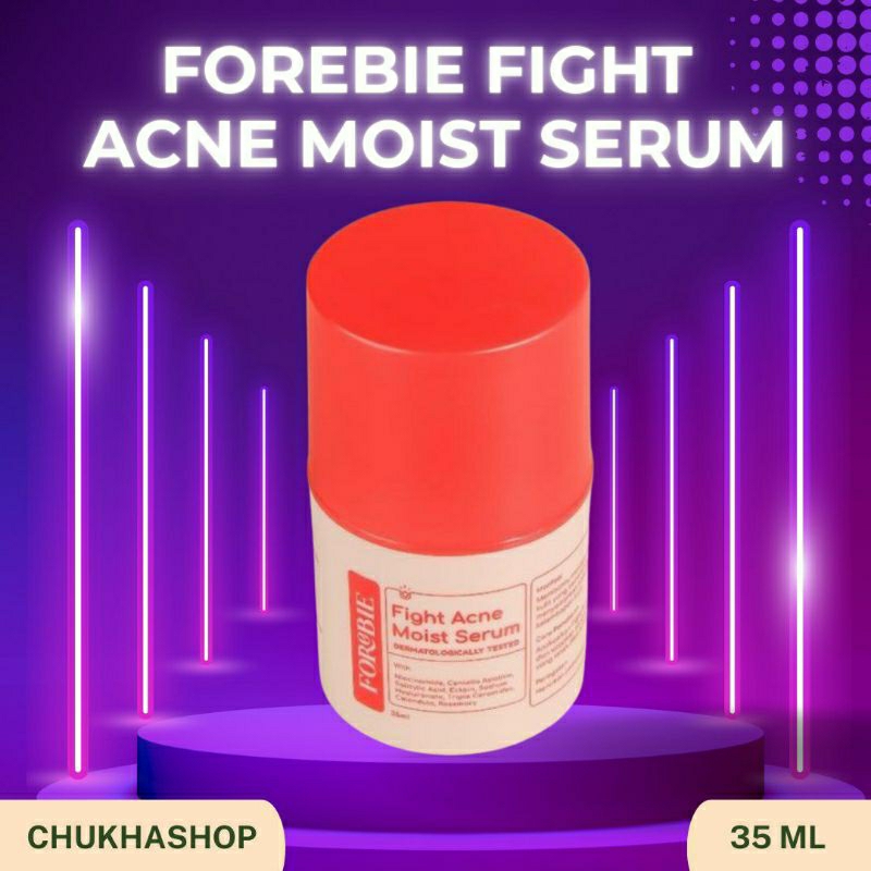 Jual Kemasan Baru Forebie Fight Acne Moist Serum 35ml (Pelembab + Serum ...