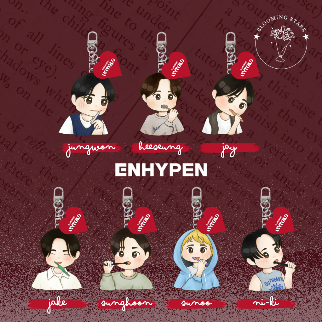 Jual KEYCHAIN ENHYPEN ROMANCE: UNTOLD | GANTUNGAN KUNCI | JUNGWON ...
