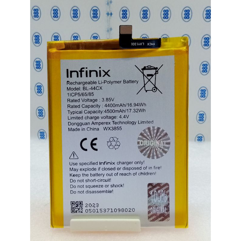 Jual BATRE INFINIX 44CX ZERO 8 X687 BL 44 CX ORIGINAL 100% | Shopee ...