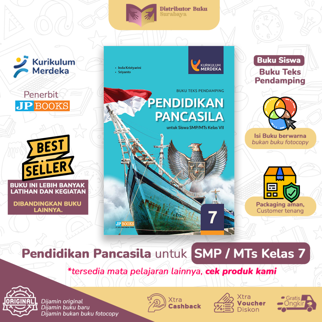 Jual Buku Teks Pendamping Siswa Pendidikan Pancasila Smp Kelas 7 ...