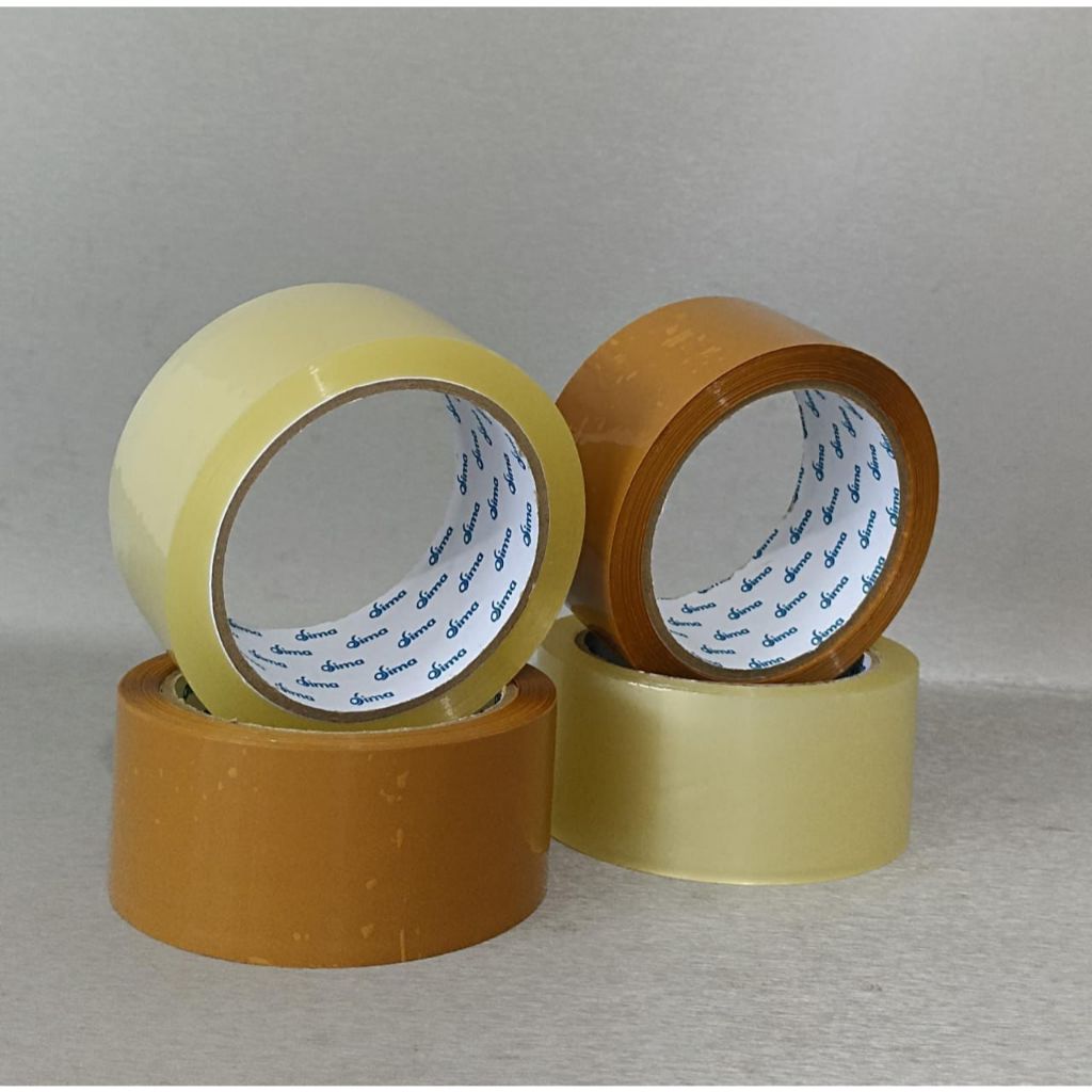 Jual Lakban Isolasi Tape Bening Coklat Berbagai Ukuran | Shopee Indonesia