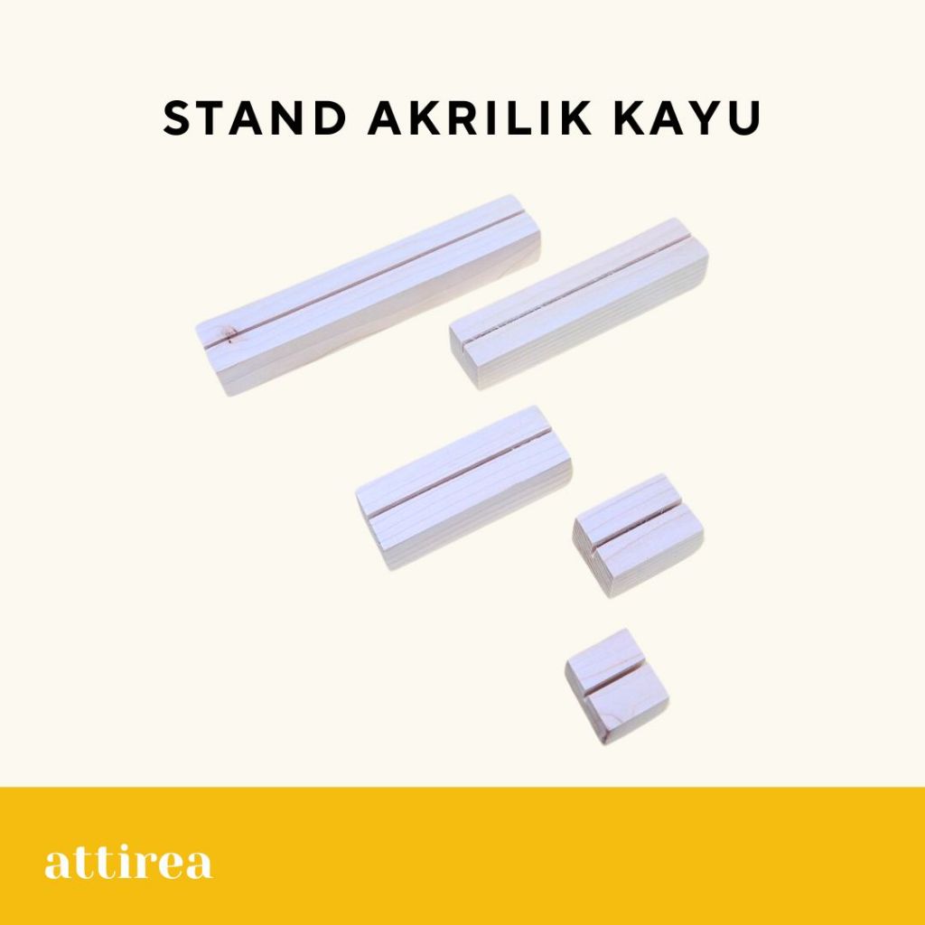 Jual Stand Akrilik Kayu Dudukan Penyangga Akrilik | Shopee Indonesia