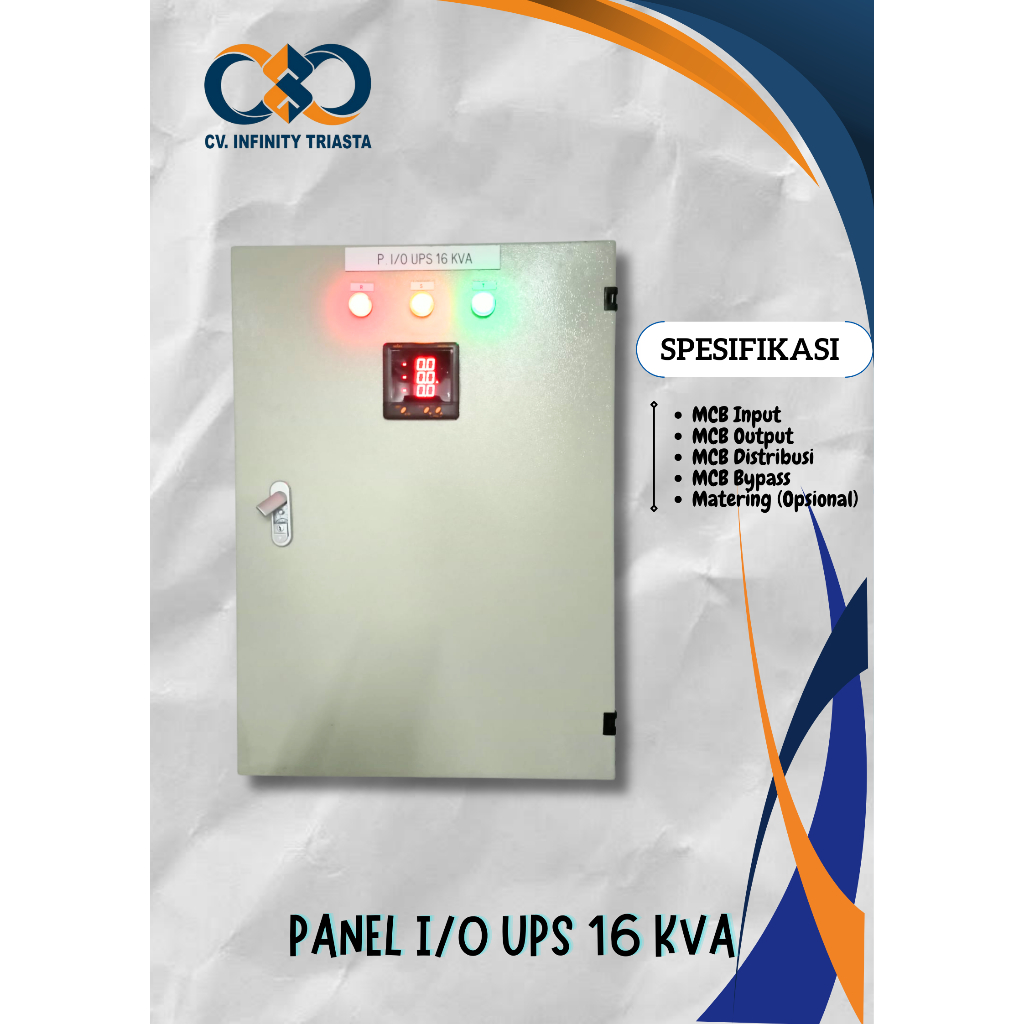 Jual Panel input-output UPS 16 kva - Panel Listrik - Panel Input UPS ...