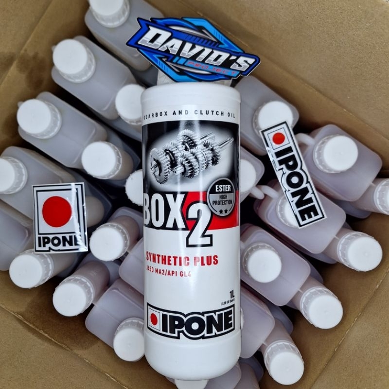 Jual Oli Mesin Motor 2T Ipone Box 2 Gearbox and Clutch Oil 1L | Shopee ...