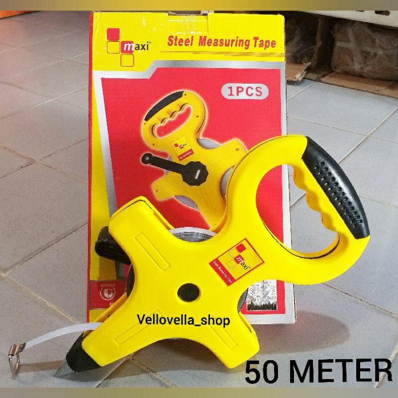 Jual 50 Meter Meteran plat baja meteran tancap meteran tanah meteran ...