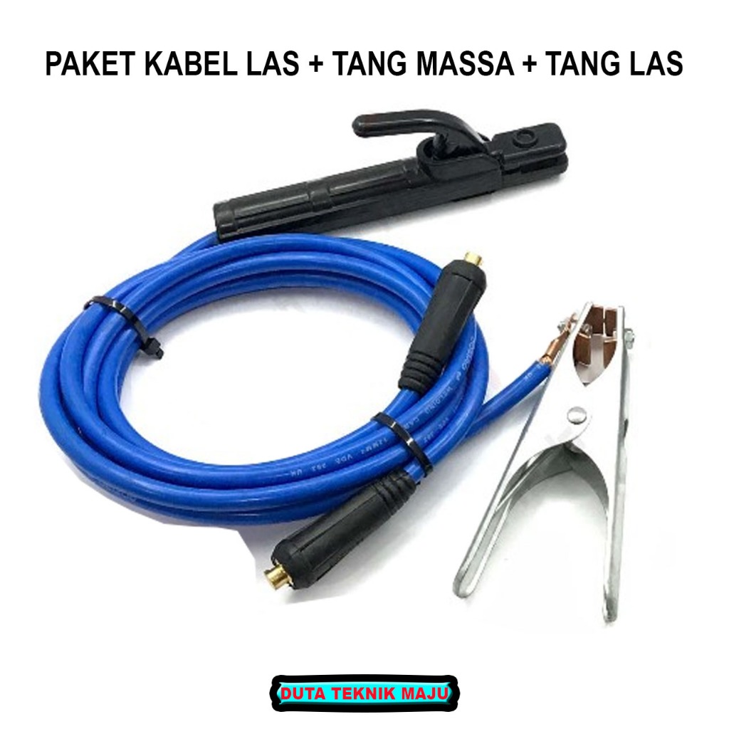 Jual PAKET SET Lengkap Tang Las + Tang Massa + Kabel 1.5 Meter Stang Las Listrik | Shopee Indonesia