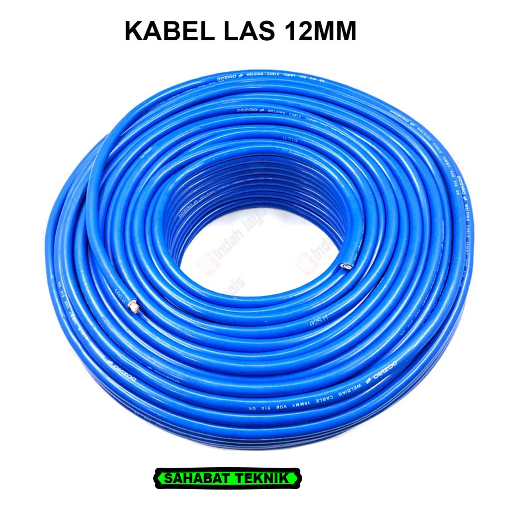 Jual Kabel Las 12 mm Super Flexible Travo Inverter Per Meter DOZIRO ...