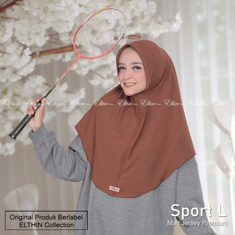 Jual [ Beli 4 Extra Hemat ] Hijab instan Elthin Terbaru 2024- Hijab bergo Hamidah Ukuran L ...