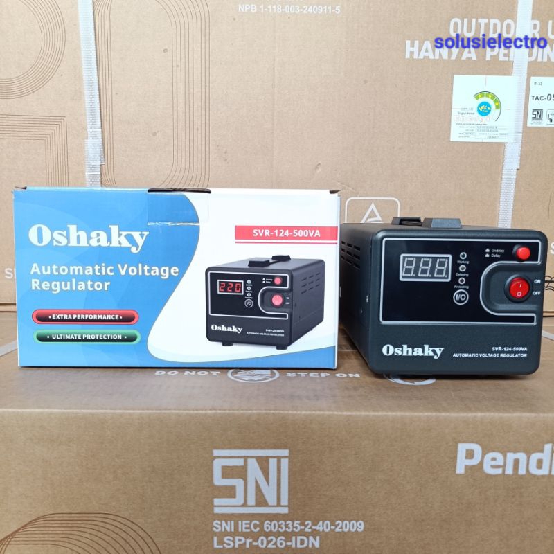 Jual Stabilizer 500 Watt Oshaky Stavol 500 Watt Penstabil Aliran ...