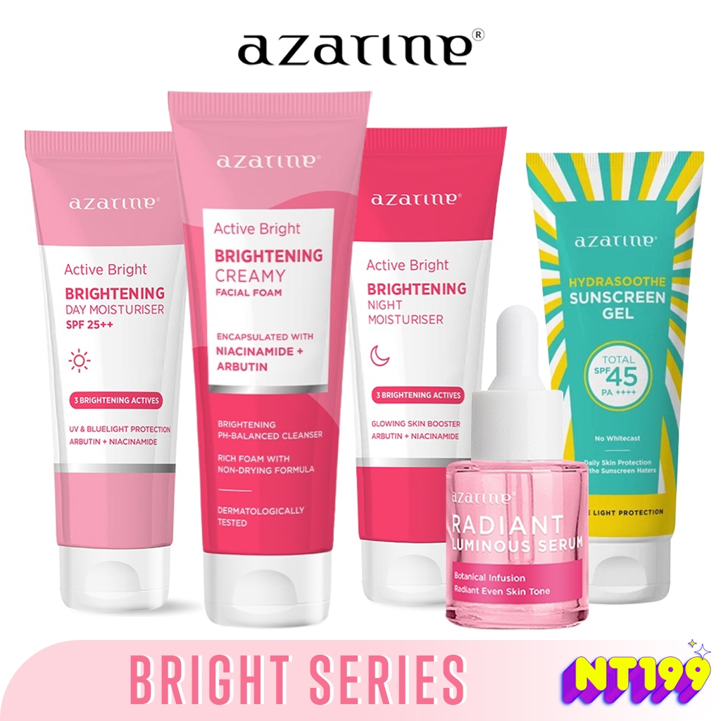 Jual AZARINE Active Bright Series Treatment Paket Skincare Remaja ...