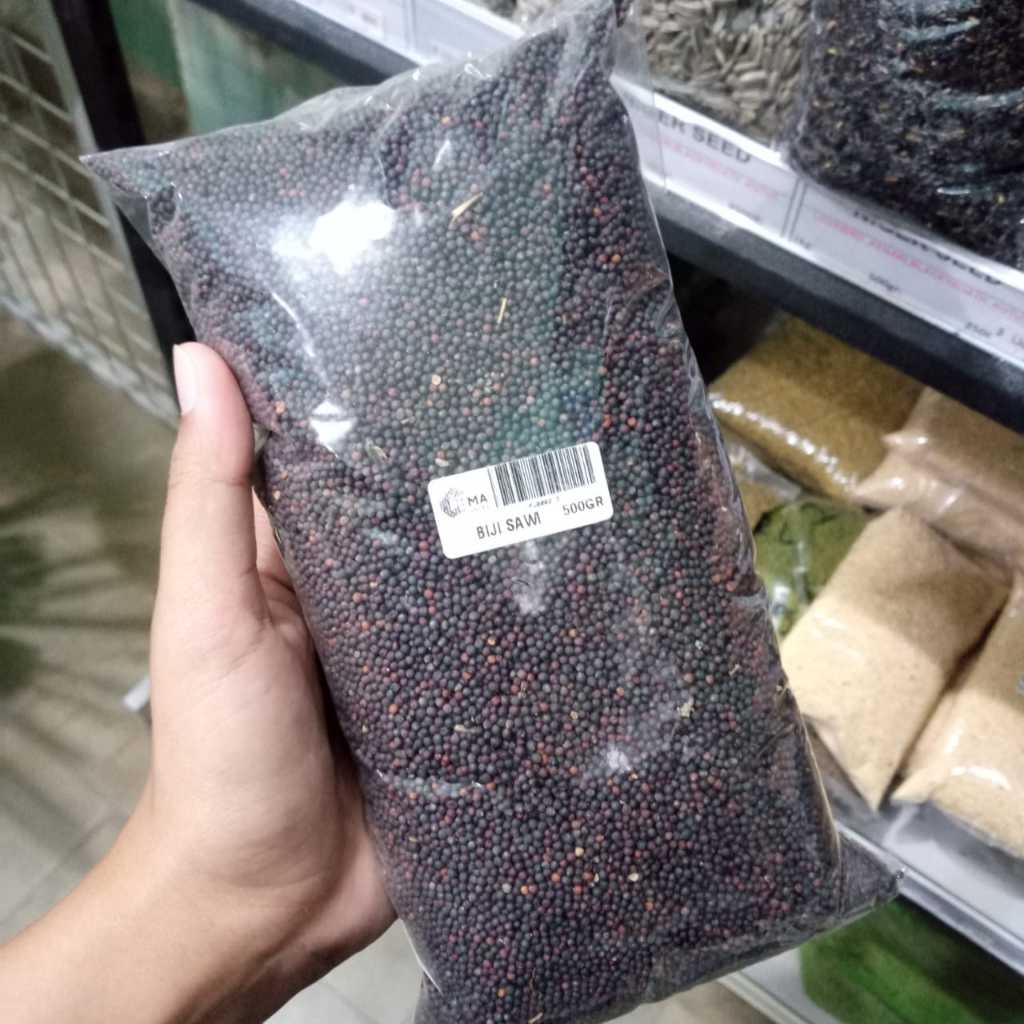 Jual BIJI SAWI BERSIH REPACK Pakan Burung Kenari Love Bird Finch dll ...