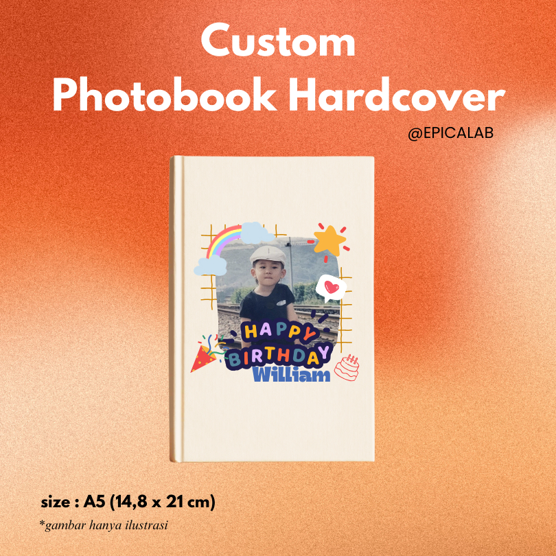 Jual (A5) Epicalab Photobook Custom Album Foto Pop Reguler Series A5 ...