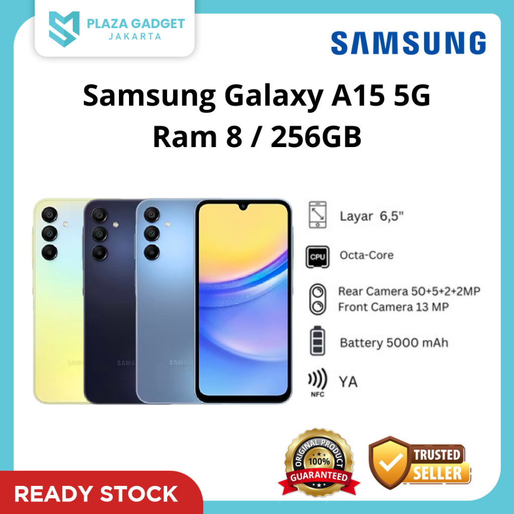 Jual Samsung Galaxy A15 5G 8GB/256GB 6.5" FHD+ Super AMOLED Garansi ...