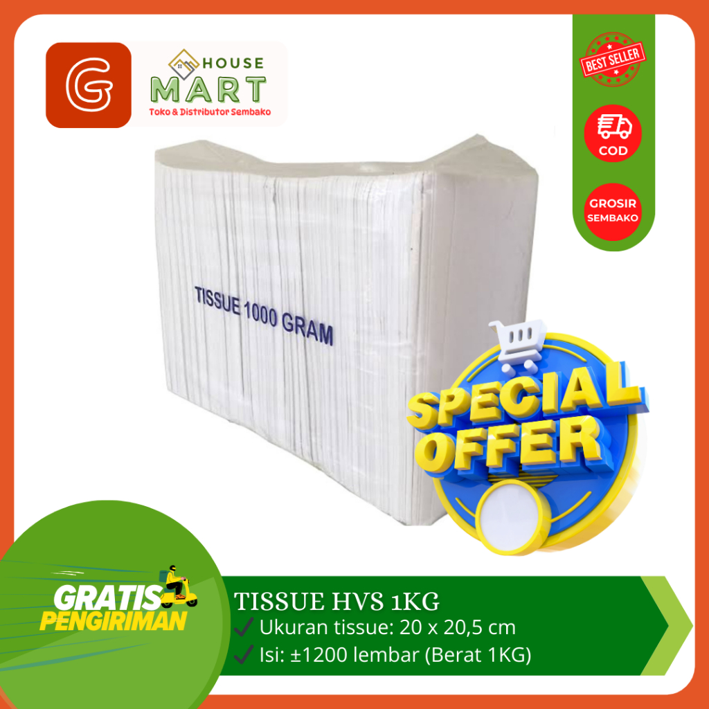 Jual Tissue Facial HVS Kiloan Murah 1kg Murah Grosir Untuk Toko Sembako ...