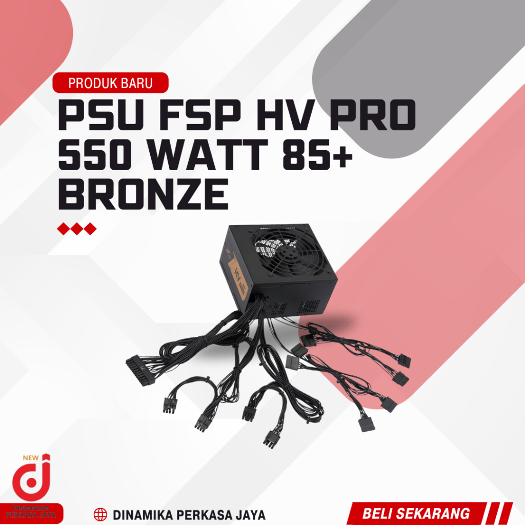 Jual PSU FSP HV Pro 550 Watt 80+ Bronze Power Supply Unit 80 Plus ...