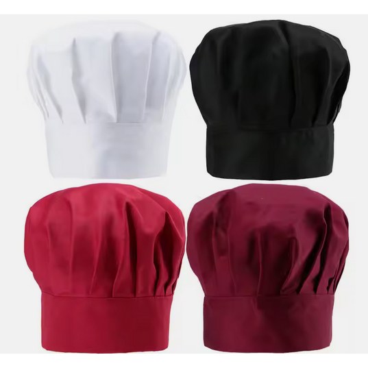 Jual Topi Koki Model Jamur Masterchef Topi Masak Bahan American Drill ...
