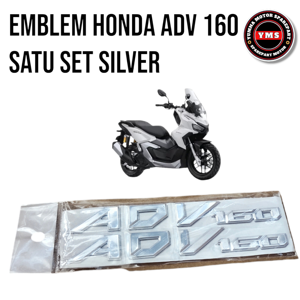 Jual Emblem Tulisan ADV 160 Sticker ADV 160 Timbul Emblem Logo ADV 160 ...