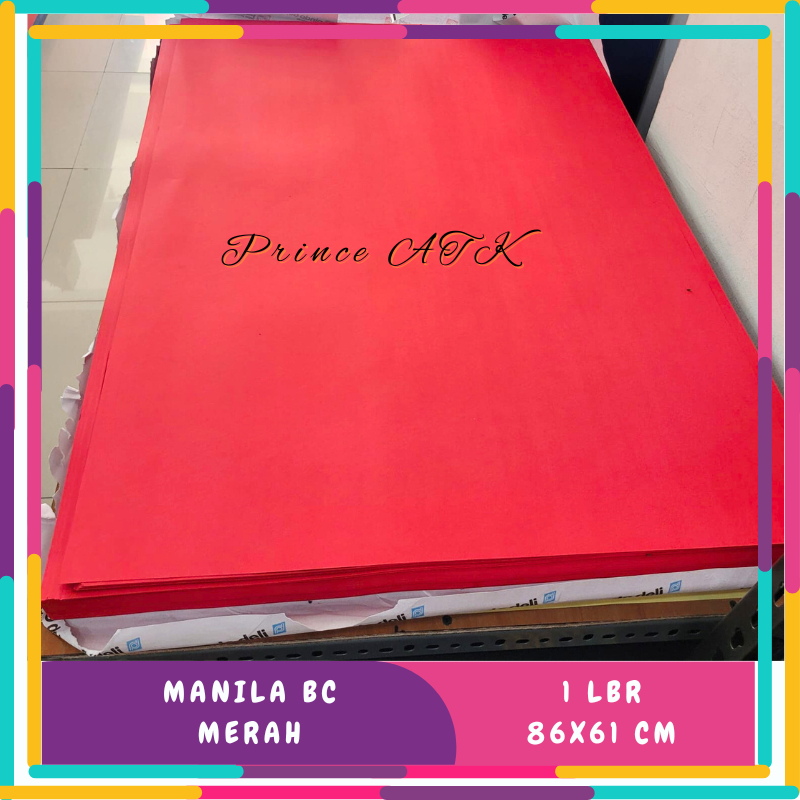 Jual KERTAS KARTON MANILA BC PINDO DELI WARNA MERAH 61x85 CM | Shopee ...