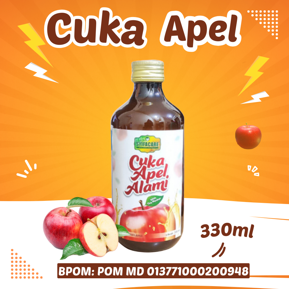 Jual Cuka Apel Syifacare Kemasan 330ml Natural Apple With Mother ...