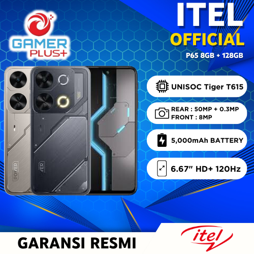Jual itel P65 RAM 8+8/128GB - Cyber Design with Sleek Ring Light ...