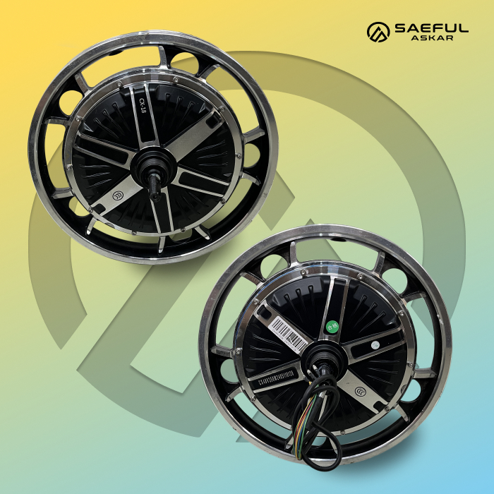 Jual HUB Motor BLDC Dinamo selis 350W ulir Rim 16" velg 16" 36v 48v 60v - Spare Part Sepeda ...