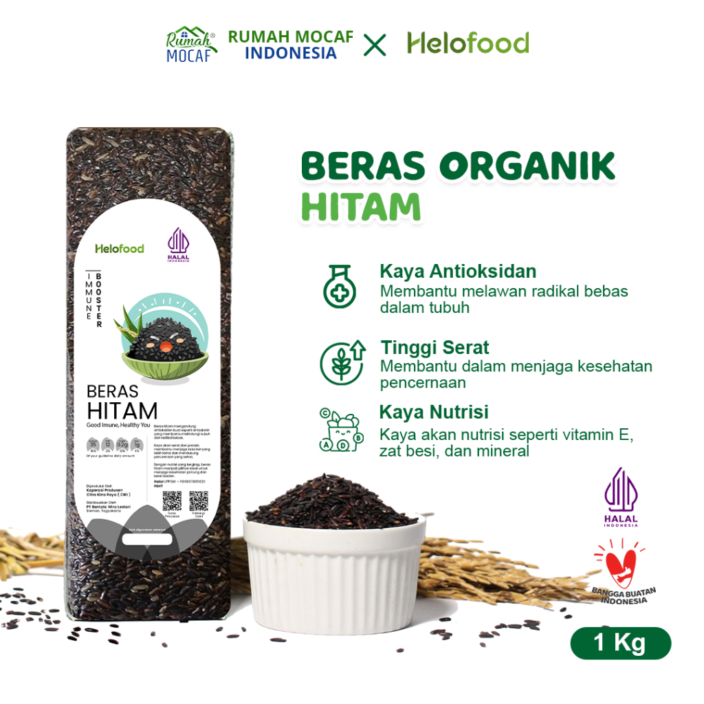 Jual Beras Hitam Organik Mlatiharjo - Beras Rendah Gula - Beras Untuk ...