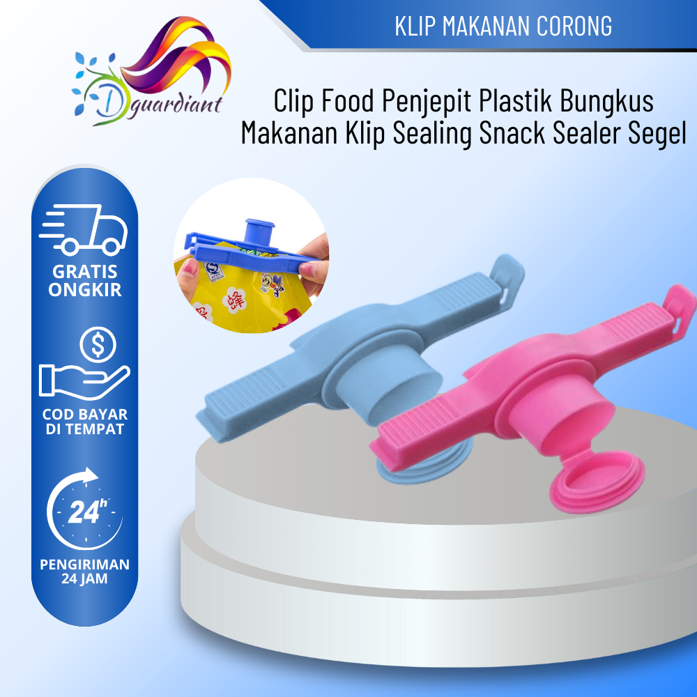 Jual Klip Segel Plastik Penutup Makanan dengan Corong Penjepit Kemasan ...
