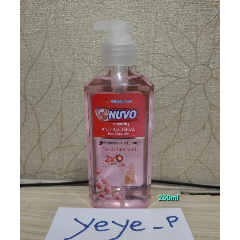 Jual NUVO Hand Sanitizer Anti Bakteri Botol 250ML exp2028 | Shopee ...
