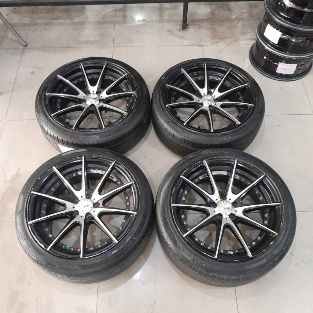 Jual Velg bekas murah racing adv-1 r17 mobil sienta ring 17 lebar 7,5 pcd 5x100 plus ban ...
