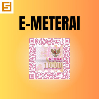 Jual eMeterai / Meterai Elektronik / Meterai Digital / e-Meterai resmi ...