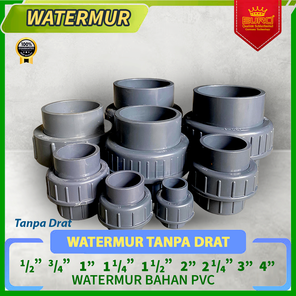 Jual watermur / penguin Union adaptor thread Water Mur PVC Soligen 1/2 ...