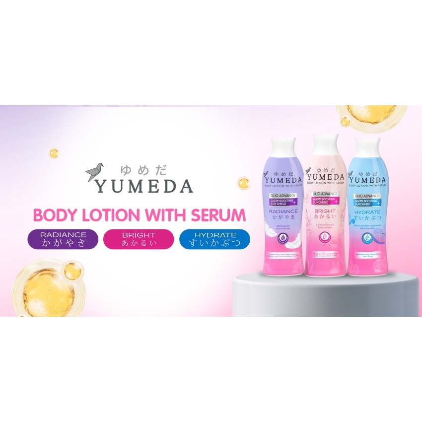 Jual YUMEDA Body Lotion with Serum 180ml | Shopee Indonesia