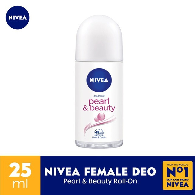 Jual ok_ngeng (ORI) NIVEA Deo Roll On Pearl & Beauty 25ML || Botol Kaca ...