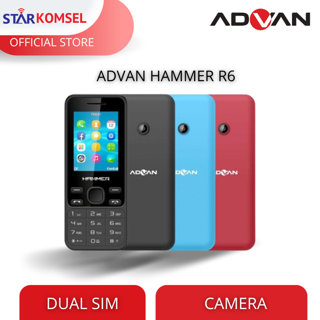 Jual HP ADVAN HAMMER R6 (GARANSI RESMI / HP JADUL) | Shopee Indonesia