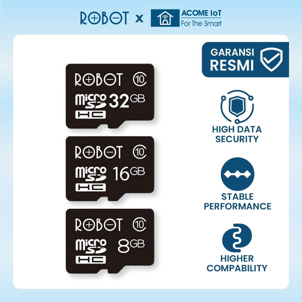 Jual ROBOT Memory Card Kartu Memori HP Micro SD Card 8GB 16GB 32GB ...