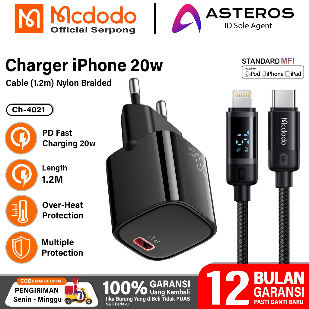 Jual MCDODO Charger iPhone 14 Pro Max 14 Pro 14 Plus14 Series Type C to ...